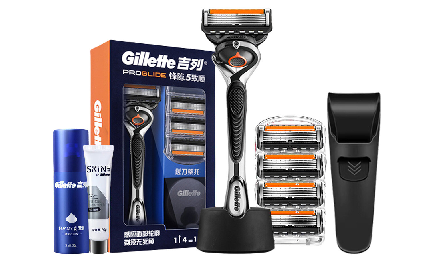 Бритва мужская Gillette ProGlide, 4 головки