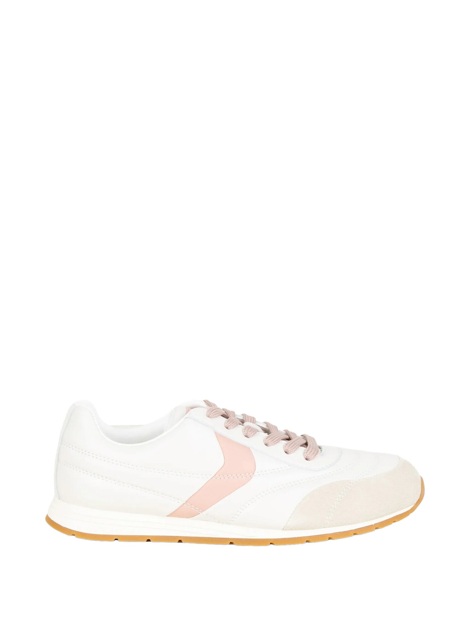 Кроссовки Panelled leather sneakers