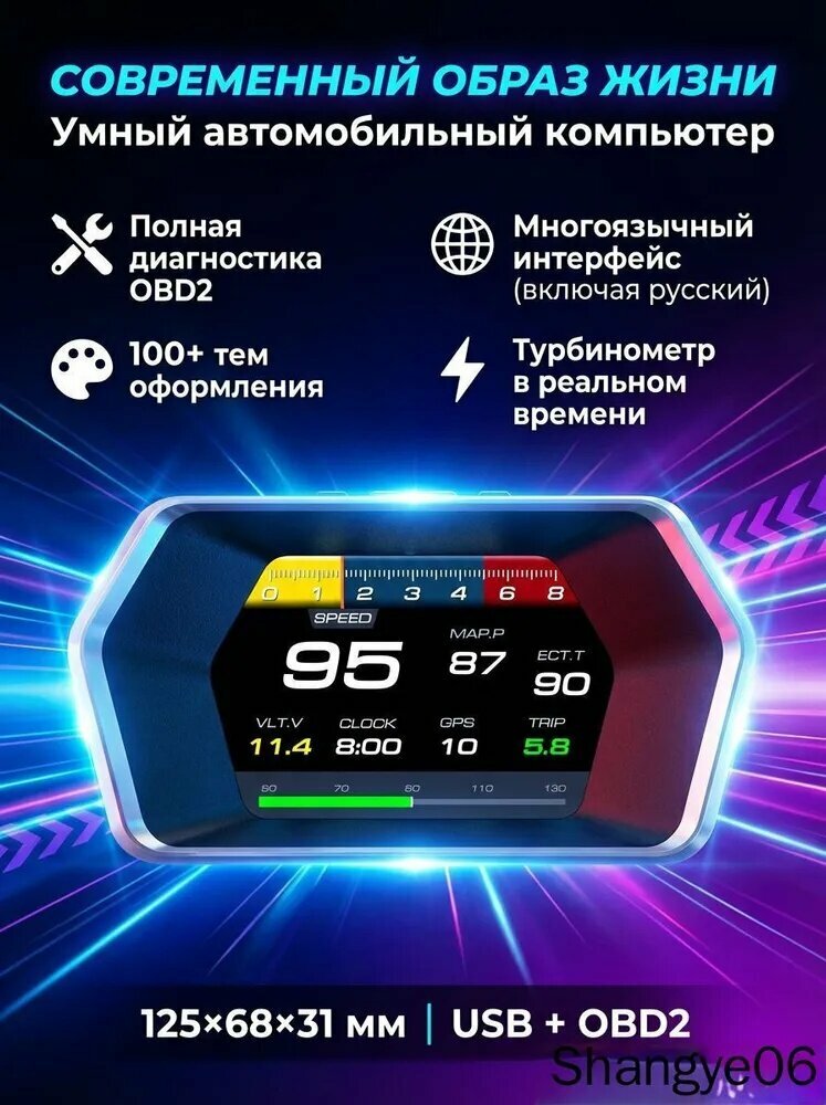 Компьютер бортовой, 12 Вт