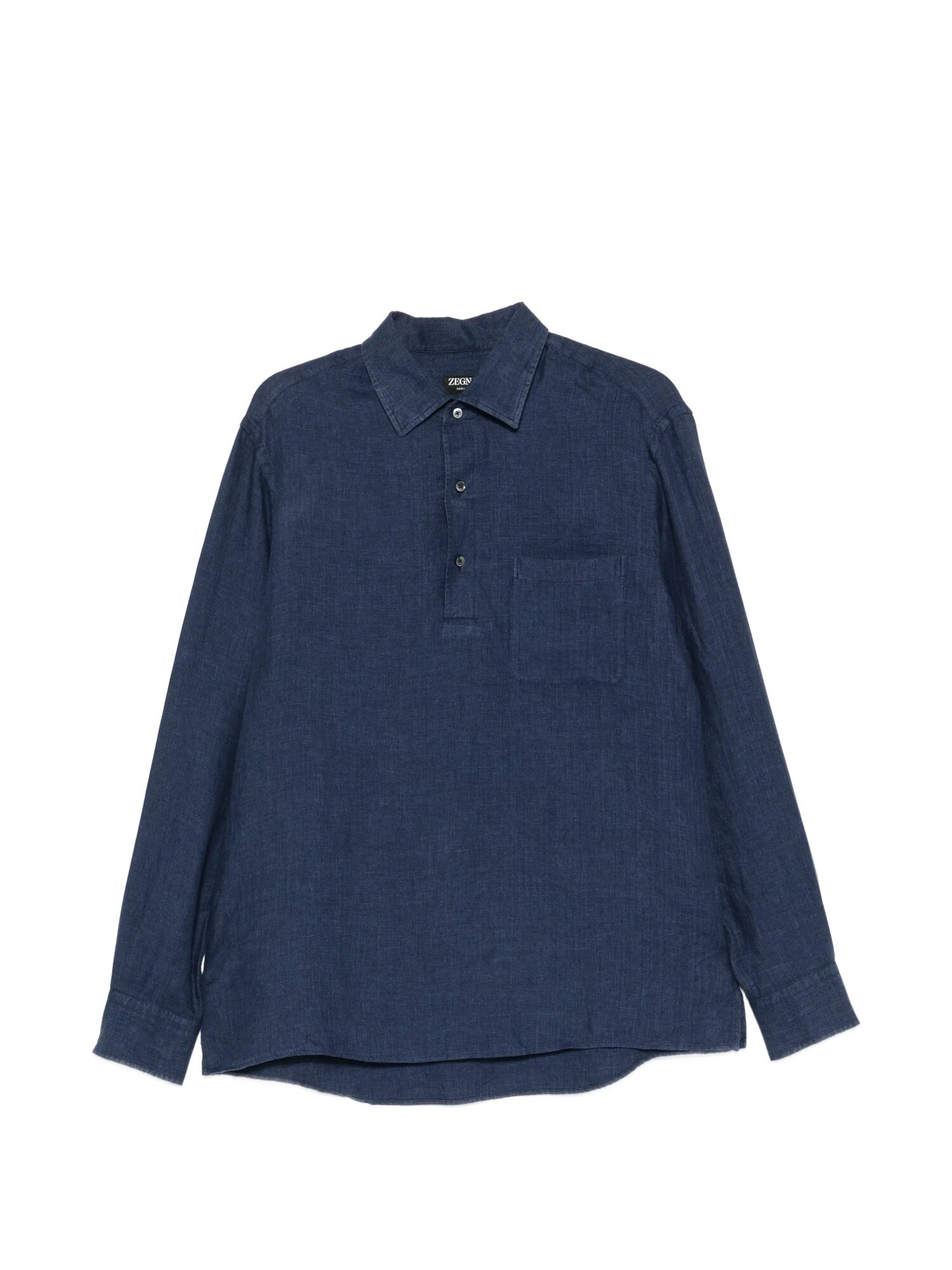 Рубашка Button-up chest-pocket polo shirt