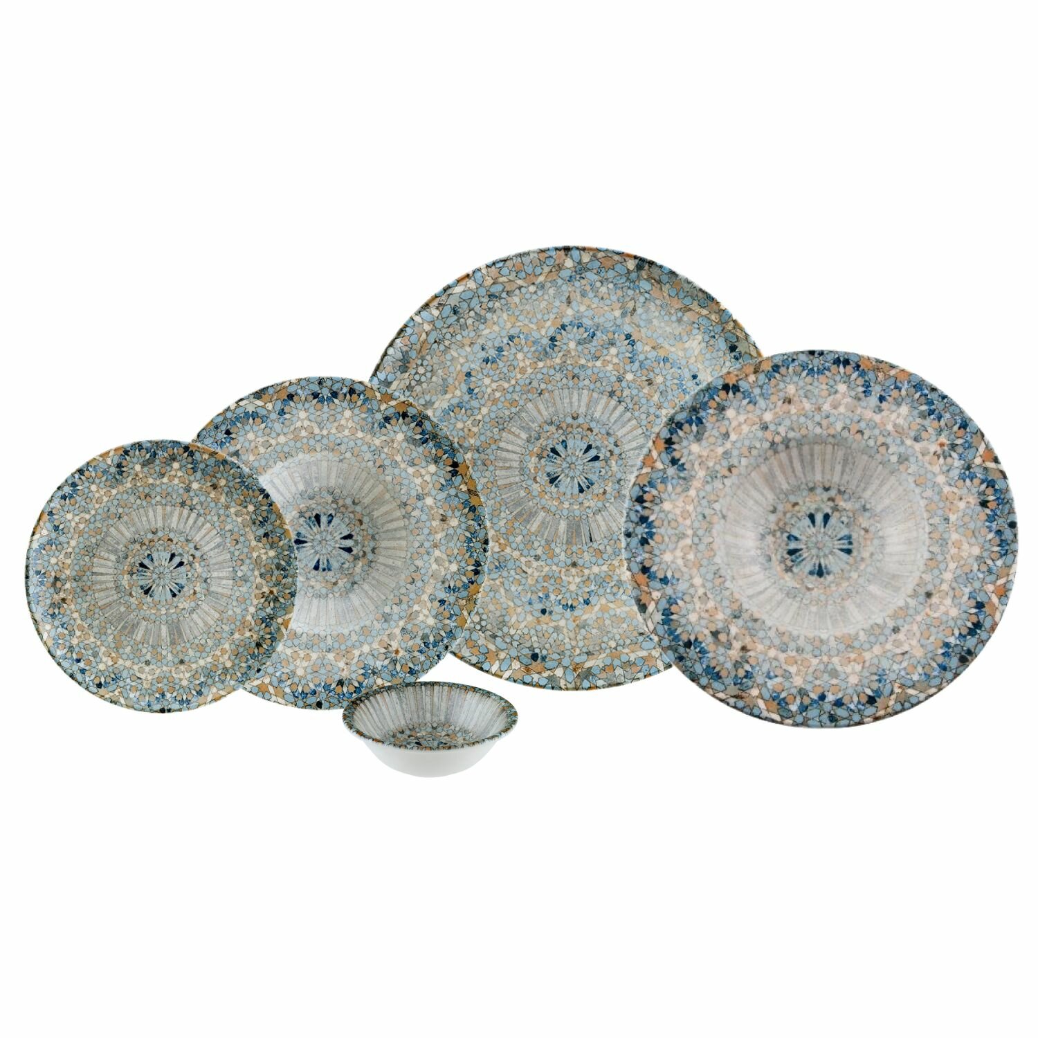 Столовый сервиз Bonna Luca Mosaic premium porcelain dinner set BON64425