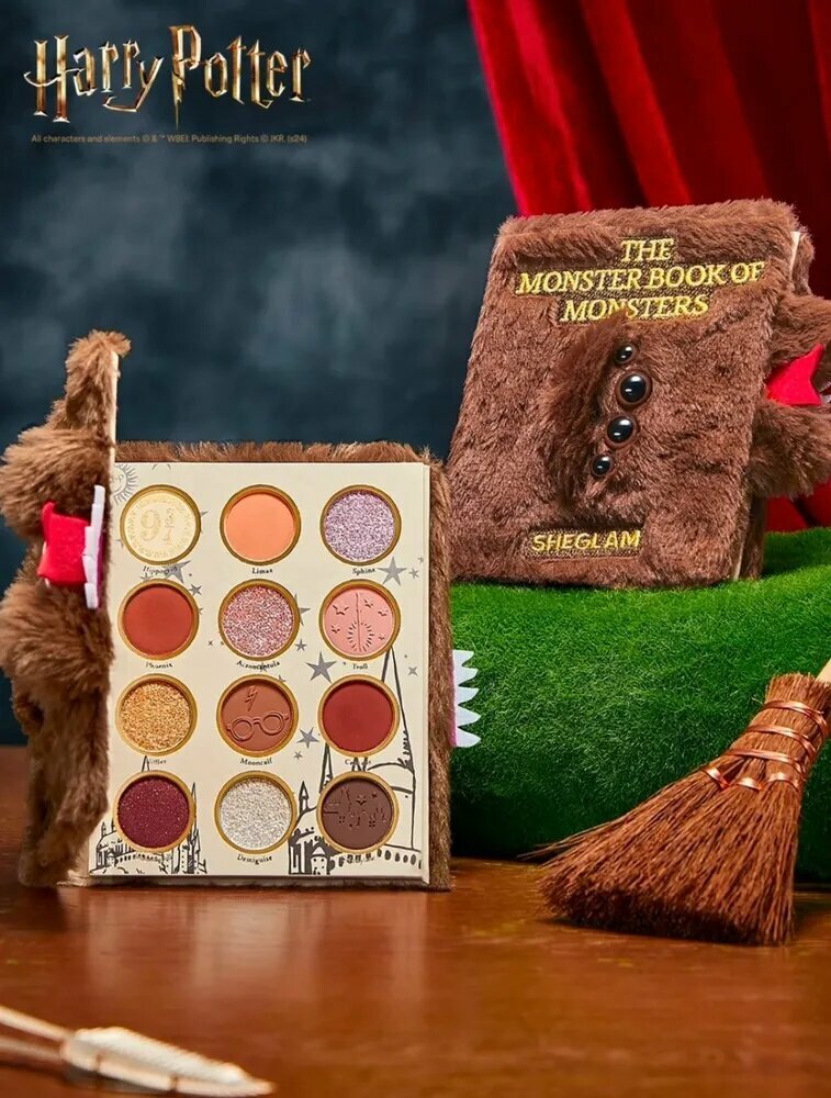 Палетка теней Magic Spell Book, 12 оттенков вдохновлена миром волшебства и фантазии