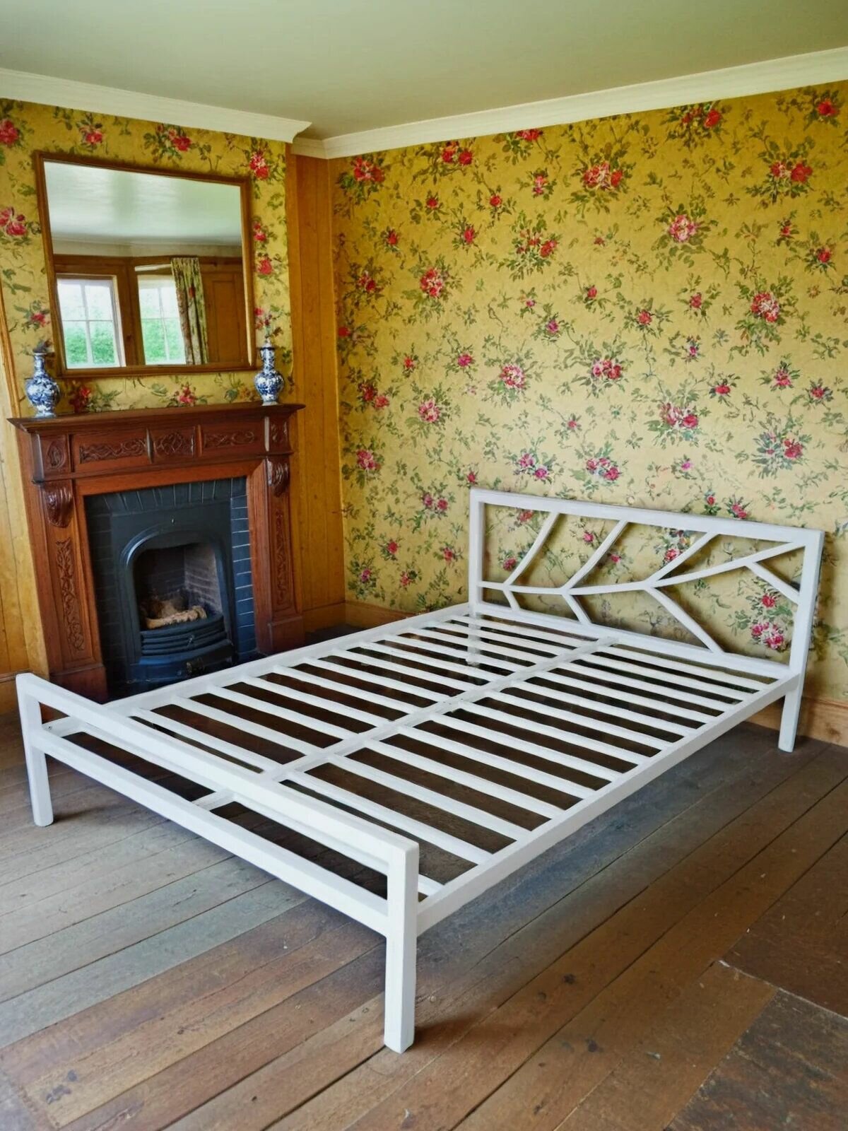 Кровать LOFT Mebel "Вивьен", двуспальная, с изголовьем, 160x190x82 см