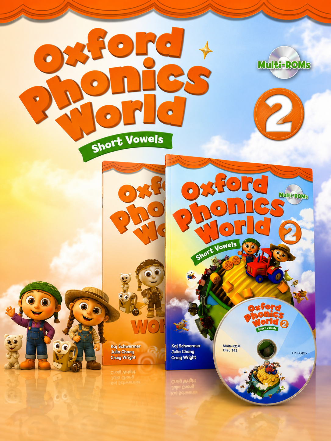 Комплект Oxford University Press Phonics World, 2 уровень, для изучения английского языка