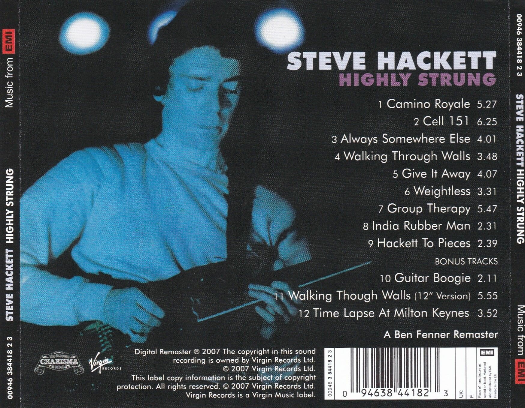 Steve Hackett (ex. Genesis) - Highly Strung, 2007, 12-page, CD-Аудио — фото 1