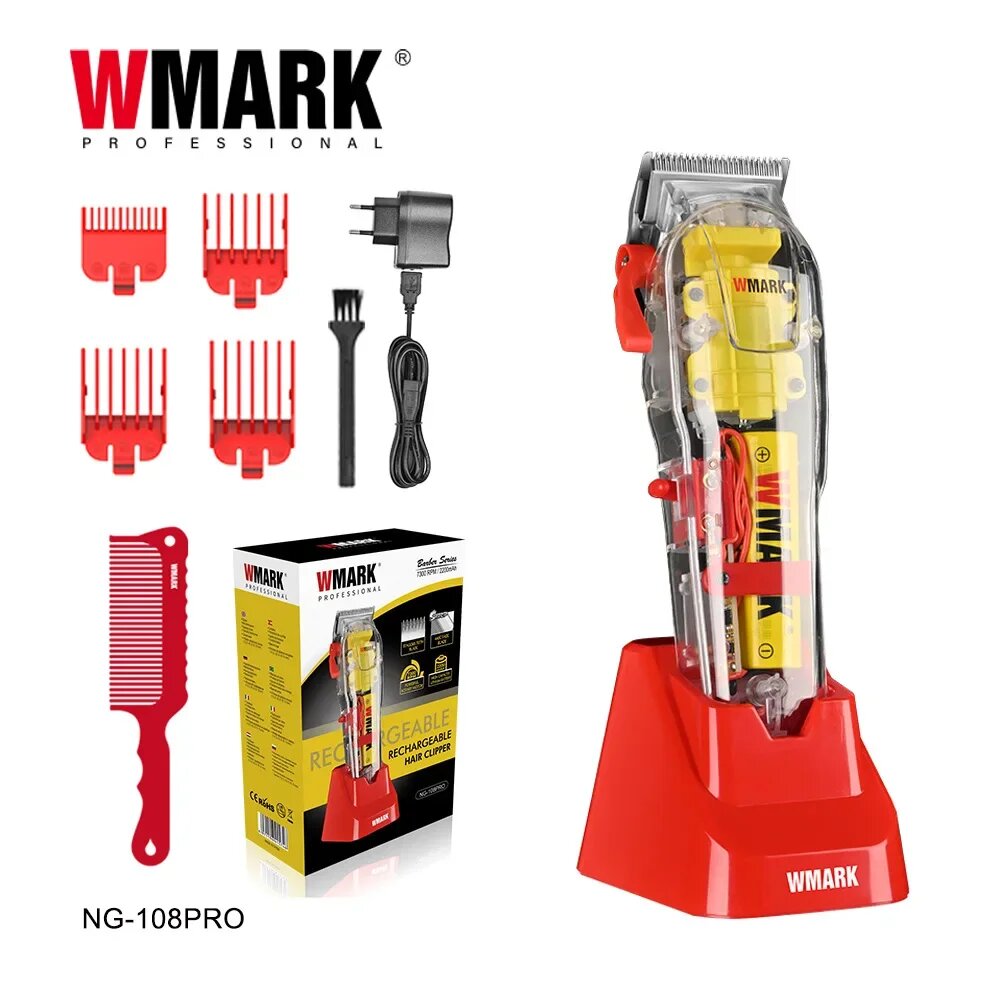 WMARK NG-108PRO Профессиональный перезаряжаемый триммер для волос