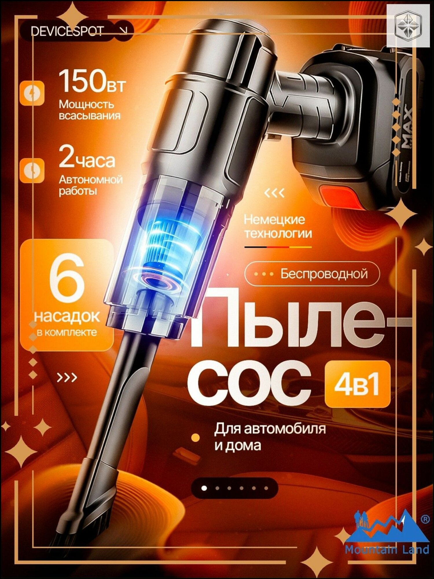 Автомобильный бестселлер пылесос