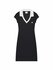 Платье courreges Logo-patch V-neck mini dress, размер XL, черный