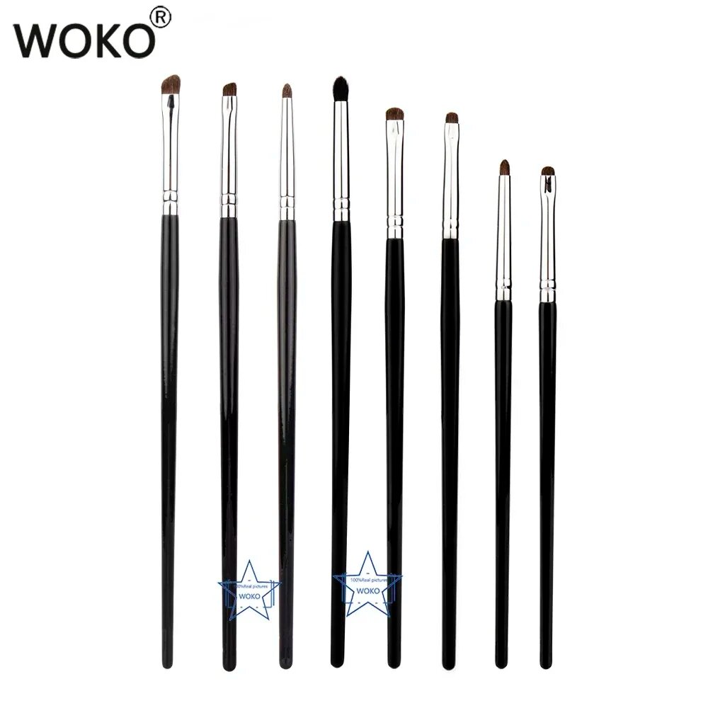 Кисть для макияжа WOKO, точная кисть для крейса, E17-1PCS