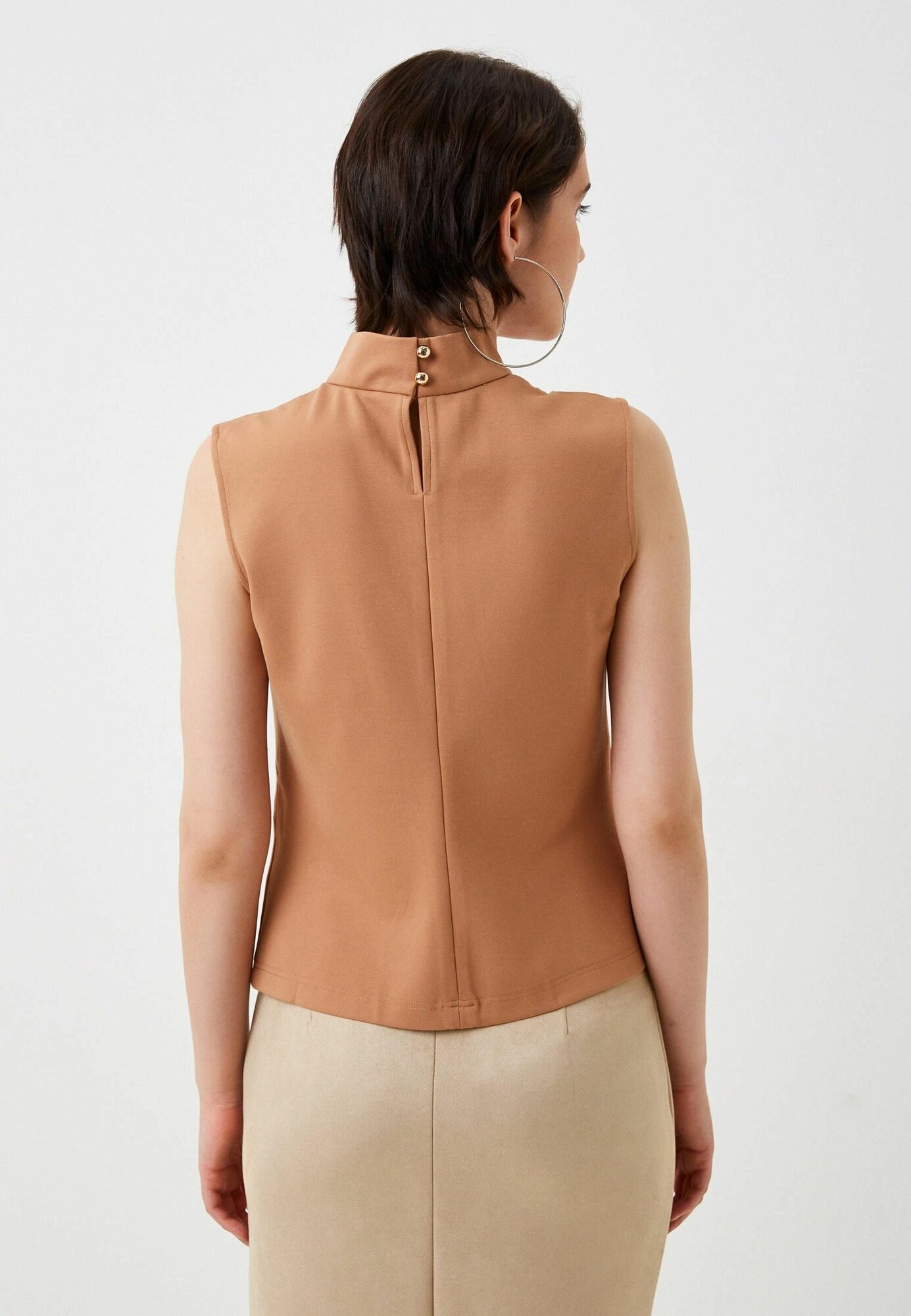 Блуза Emilia Dell'oro, размер M, бежевый — фото 1