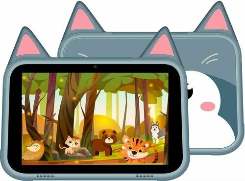 8" Планшет Kenshi Kids H20 LTE (Kids H20 LTE) 64 ГБ серый - 1280x800, IPS, 4x2 ГГц, 3 ГБ, 4000 мА*ч, Android