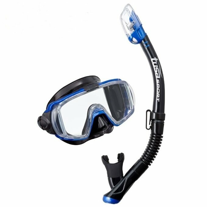 Комплект TUSA Sport UCR-3125QB Black Series маска и трубка для подводного плавания синий