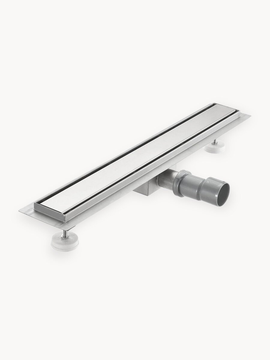 Душевой трап TIM 70 мм/400 мм с решеткой под кладку плитки защита от запахасухой +гидрозатвор) трап для душа BAD454002