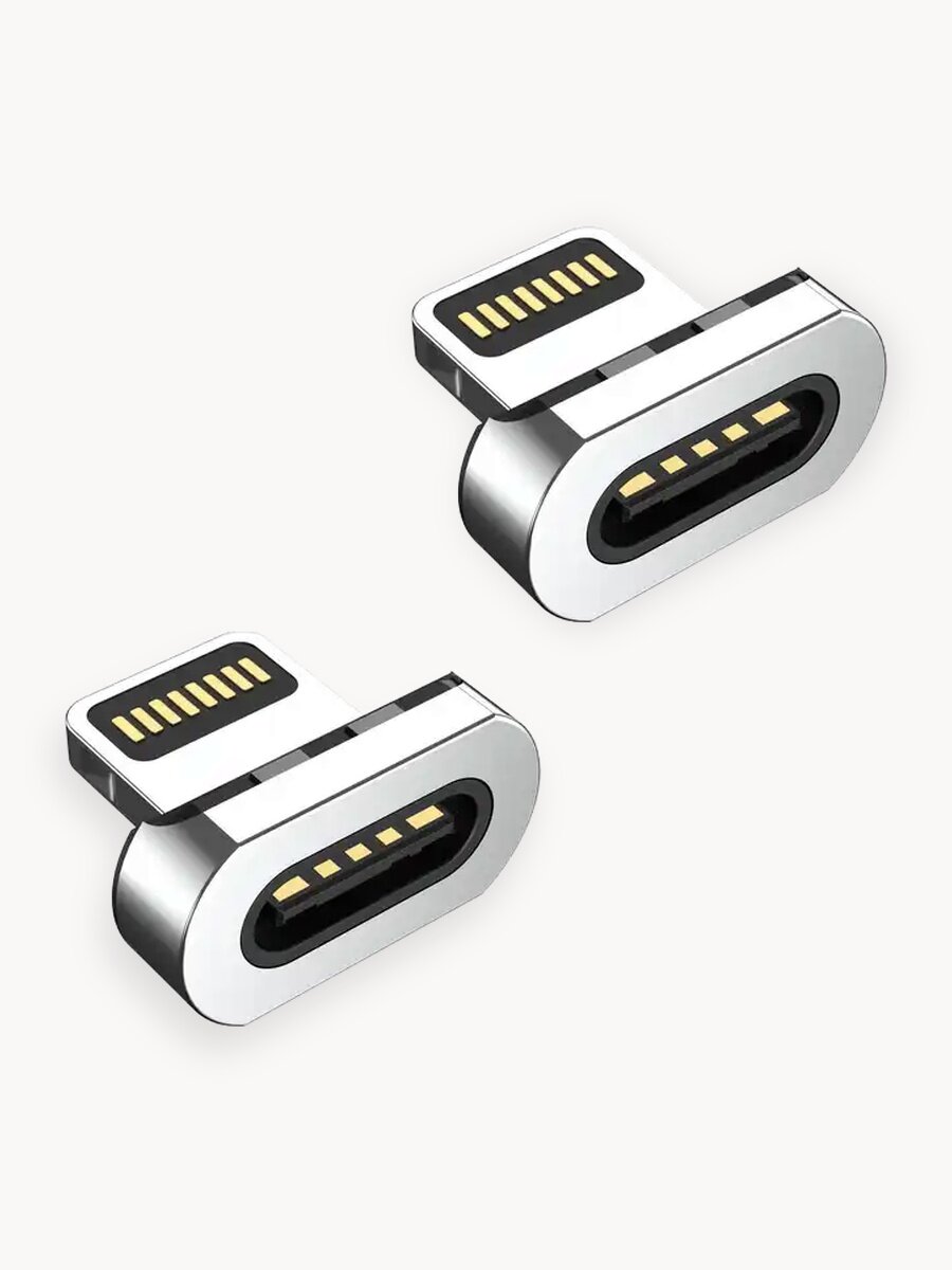 Комплект магнитных коннекторов PALMEXX, интерфейс Lightning, 2шт