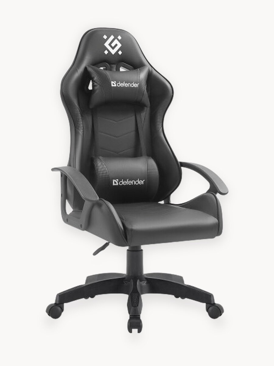 Кресло геймерское Defender Oracle Черный карбон, класс 2, PU