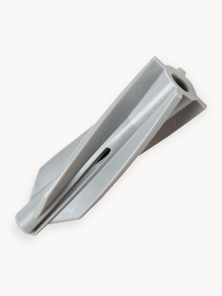 Дюбель нейлоновый винтовой для газобетона, пенобетона 10х60, белый, 100 шт