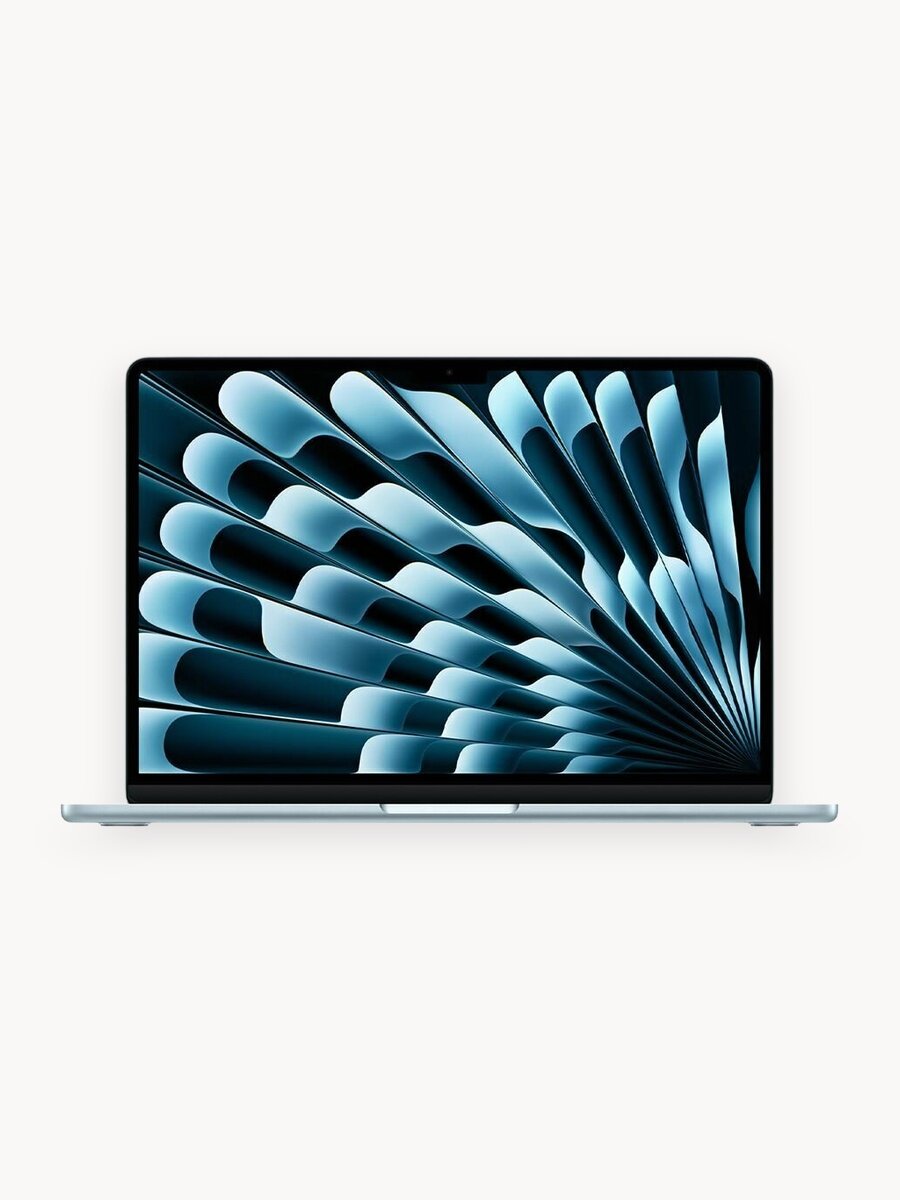 Ноутбук Apple MacBook Air 15 2025 M4 24/512GB Sky Blue MC7D4, Русская раскладка