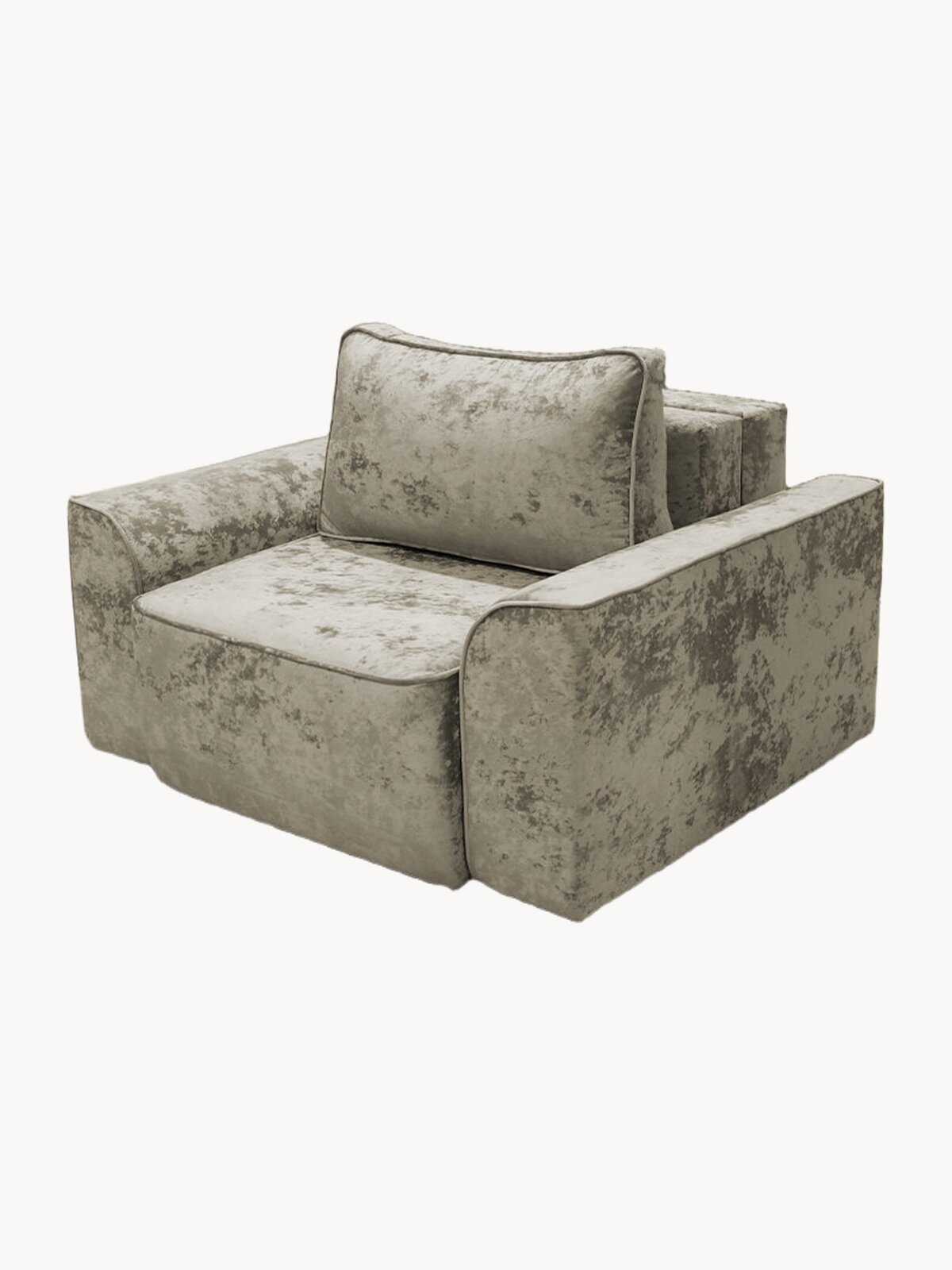 Кресло-кровать Релакс велюр с ящиком для хранения мягкое удобное кресло для дома и гостиной