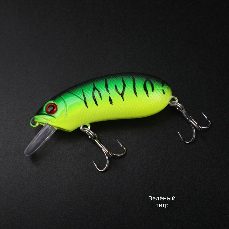 Liao Ya Worm Slow Sinking Small Fat Minnow Green Tiger Tgrr 0.5 или 6 г