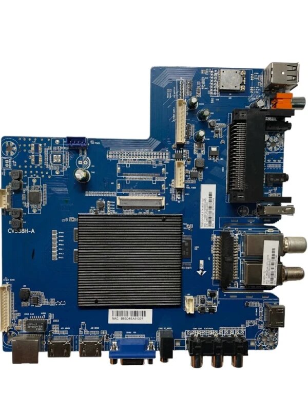Плата CV538H-A, для телевизора BBK 65LEX-6039/UTS2C без разъема CON1 MINI-AV
