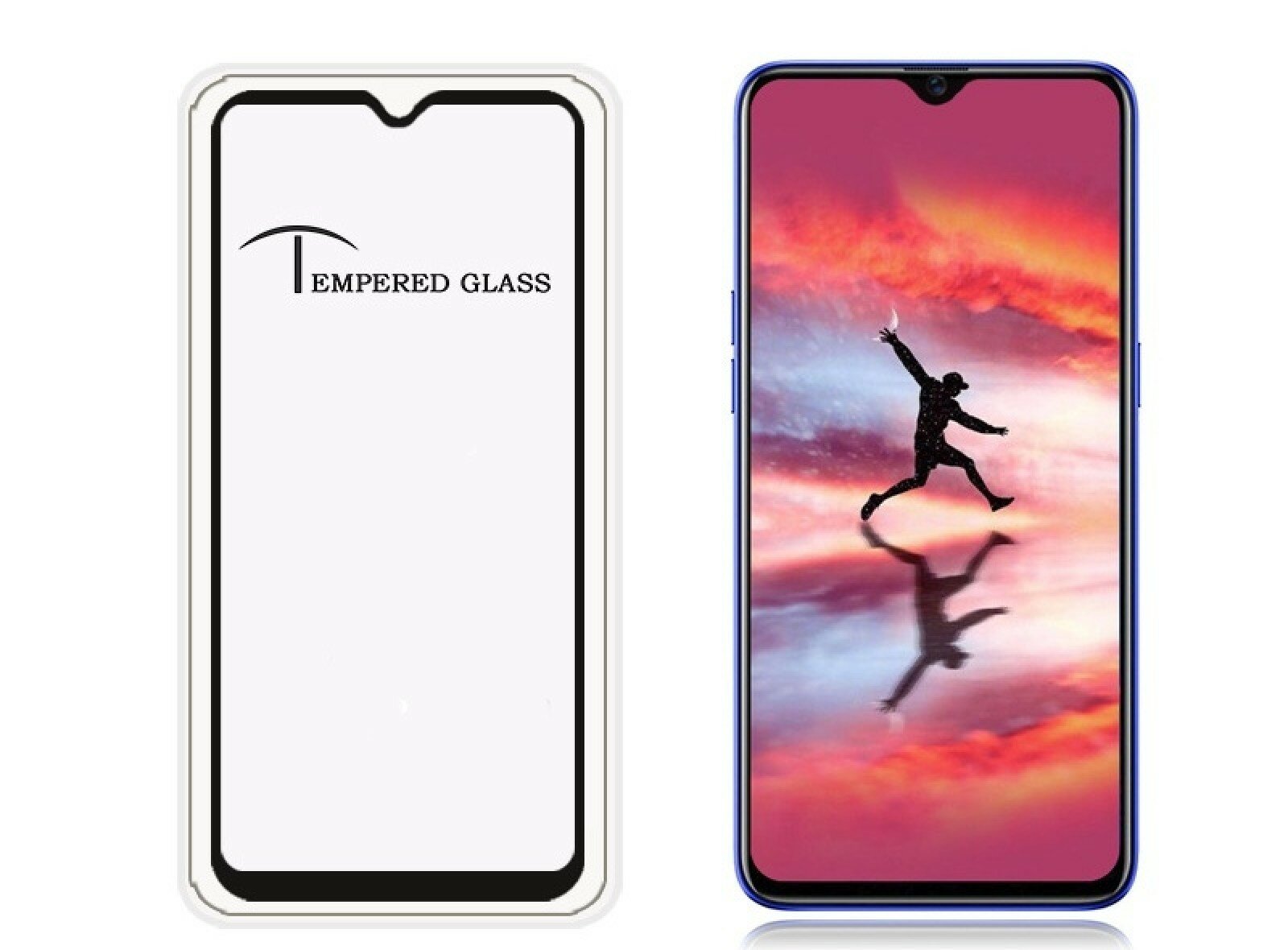 3D/5D защитное стекло MyPads для OPPO Realme 3 Pro с полным покрытием и олеофобным покрытием
