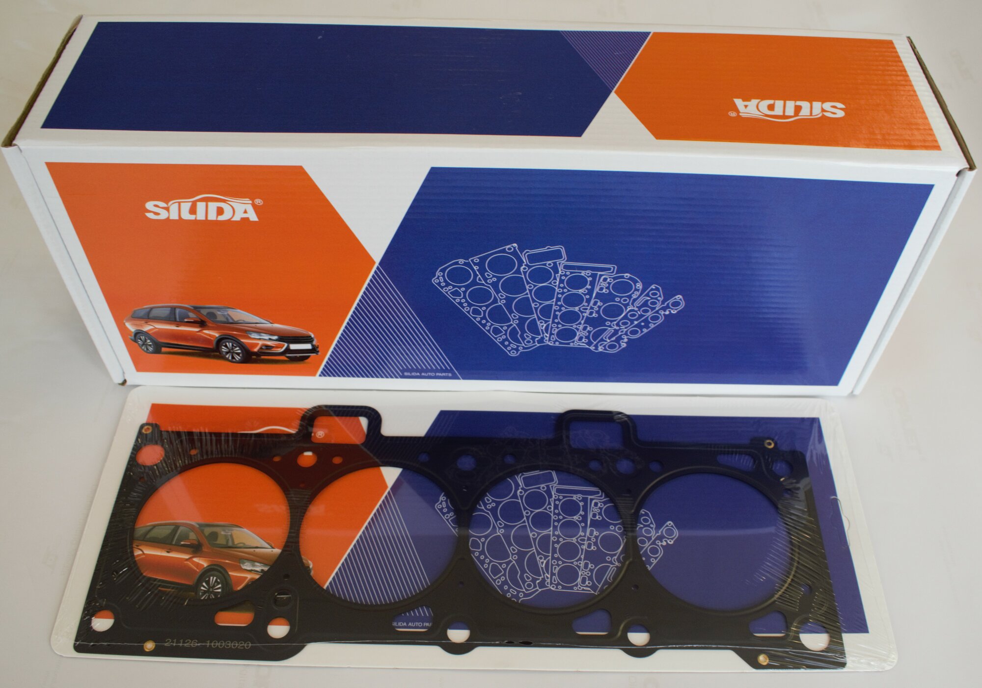 Прокладка ГБЦ SILIDA 11182-1003020, для LADA Granta, Largus, металл