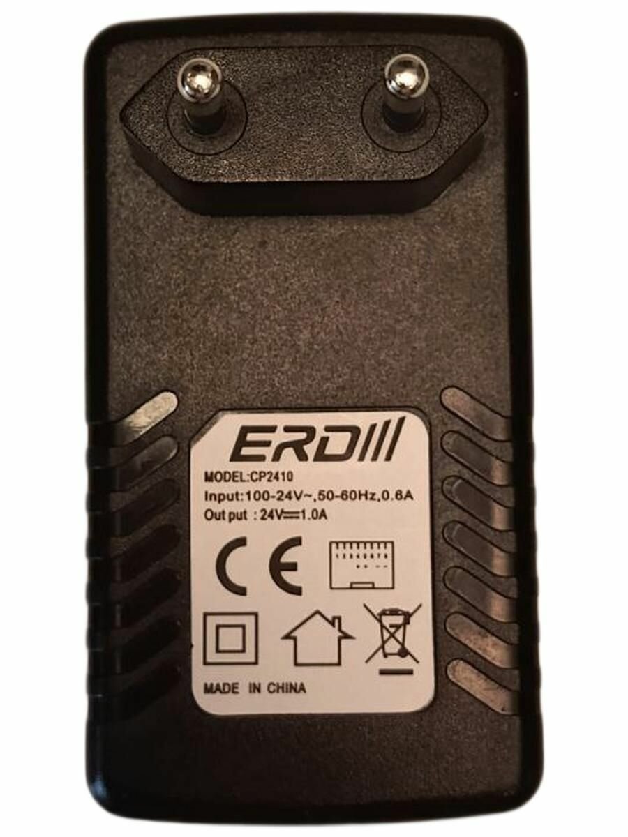 Инжектор CP2410 PoE, 100Мбит/с, 24 Вольт, 1 Ампер, 24 Ватт, чёрный