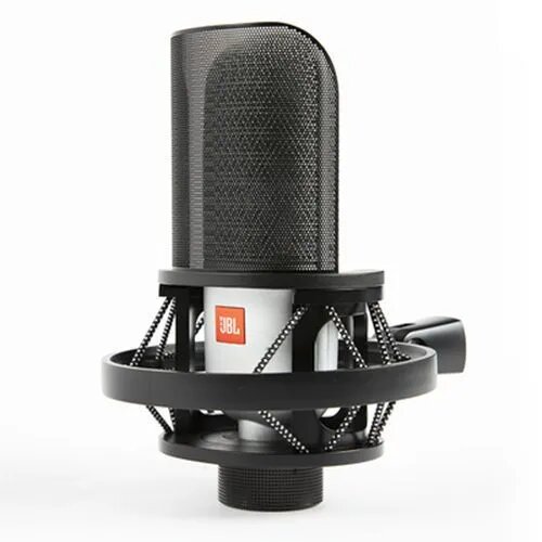 JBL Микрофон универсальный Конденсаторный микрофон JBL KMC900 с большой диафрагмой для караоке-оборудования, серебристый