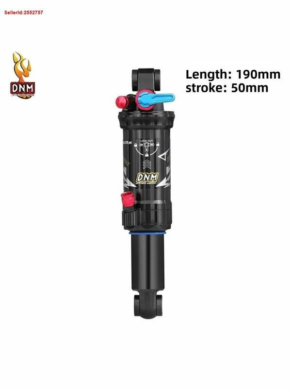 Пневматический амортизатор DNM AO-39RC для горного велосипеда, мягкий задний амортизатор для бездорожья, задний бампер 165 мм, 190 мм, 200 мм