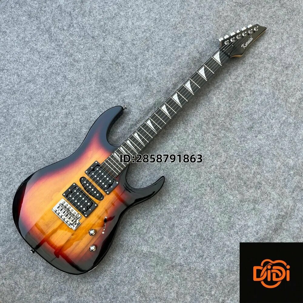 Акустическая гитара Электроакустическая Kuruisi-170 Подлинная гарантия_Blac2andwhite1 6-струнная