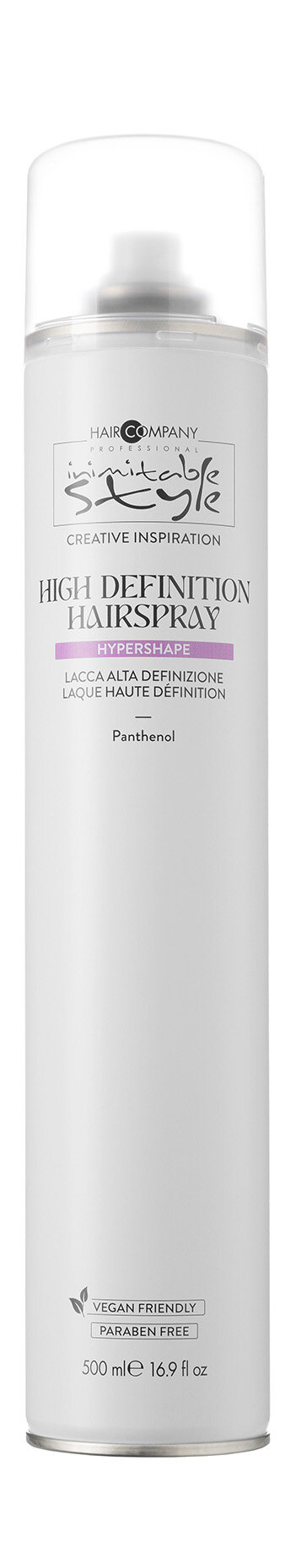 HAIR COMPANY Лак для волос High Definition Hairspray Inimitable Style, 500 мл