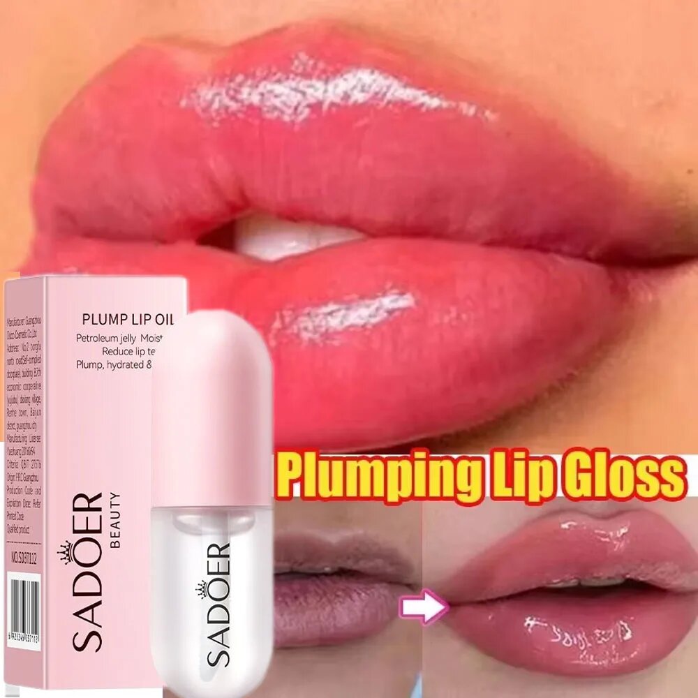 Масло для увеличения объема губ: мгновенный уход, питание, защита от морщин, увлажнение и максимальный эффект увеличения объема губ. Эссенция для губ.