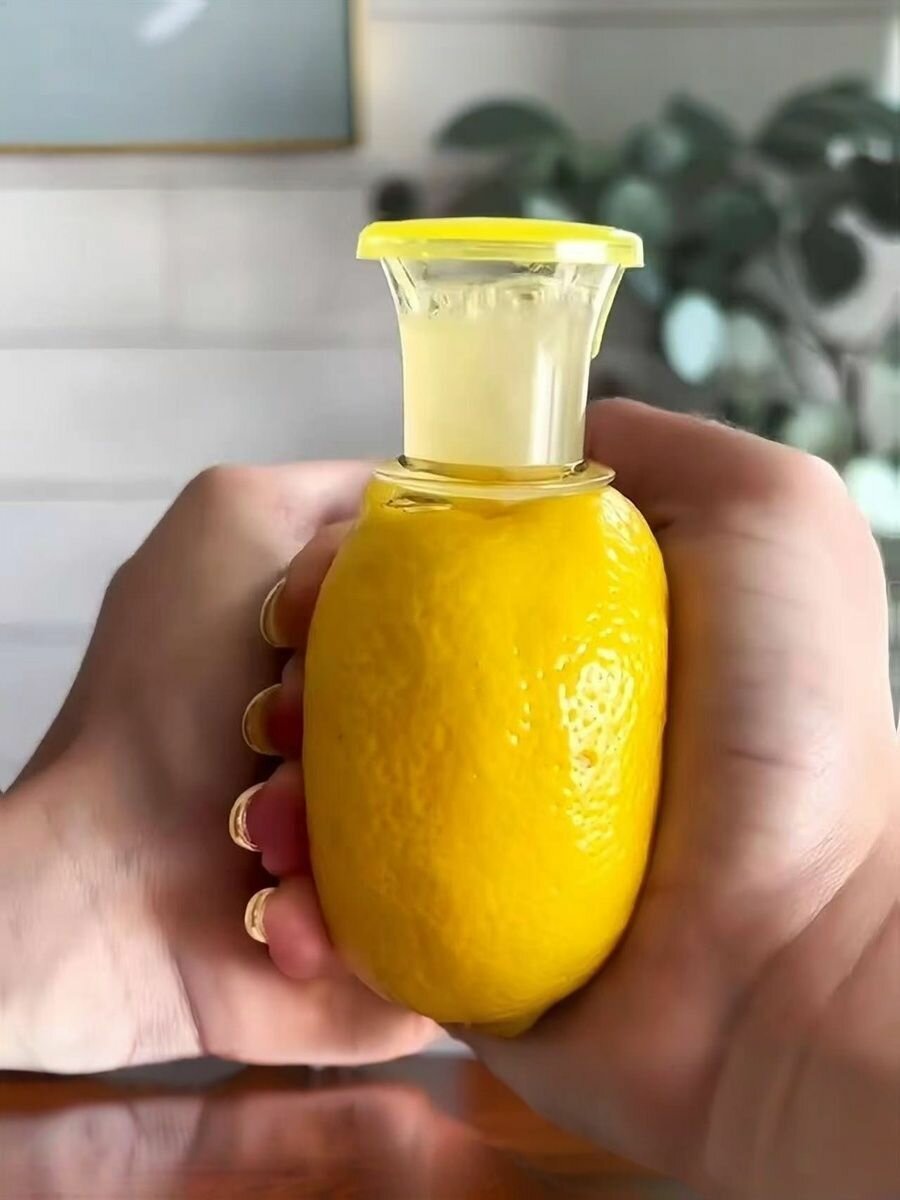 Свежий сок всегда с вами! Компактный ручной пресс для лимонов