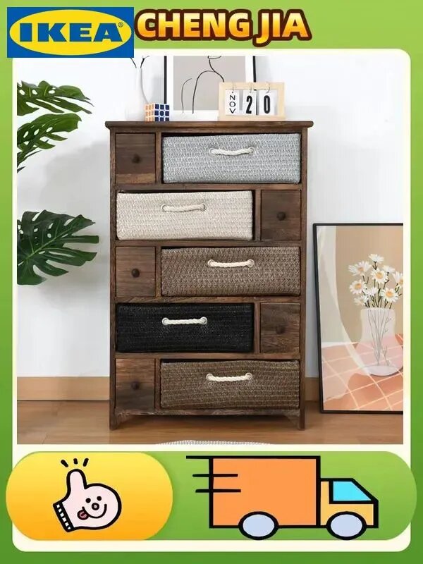 YI CHENG JIA Комод, 10 ящ, 50х30x90 см