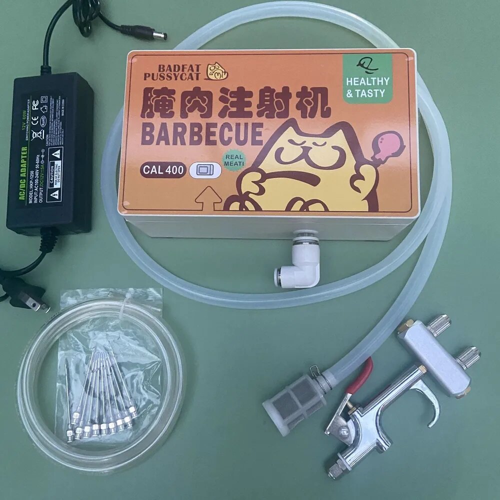 Шприц для мяса, насадок: 10 шт, мешков: 2 шт