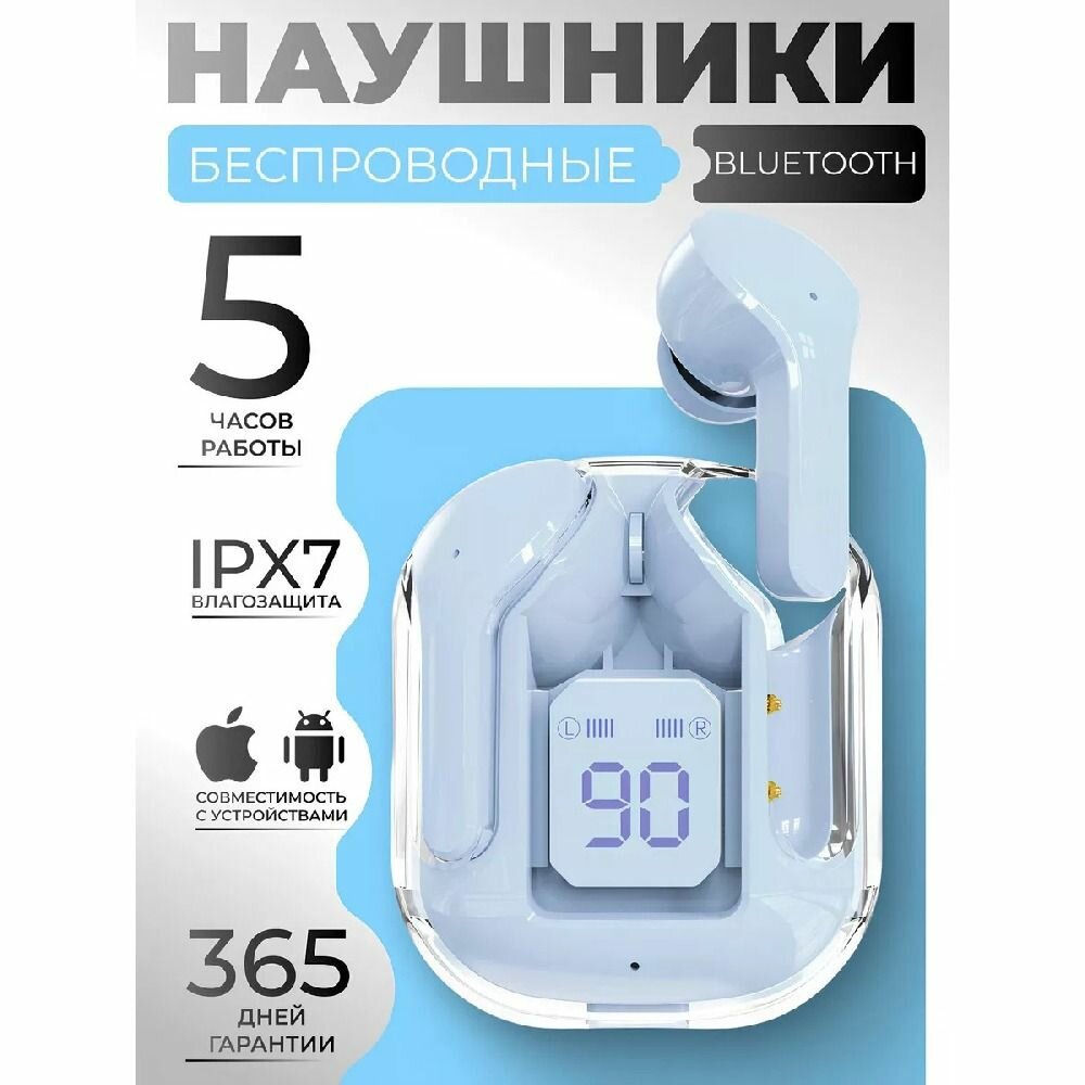 Наушники беспроводные, с микрофоном, Bluetooth 5.3, для Android, Chrome, Linux, Mac, PC, Win, Win Phone, iOS