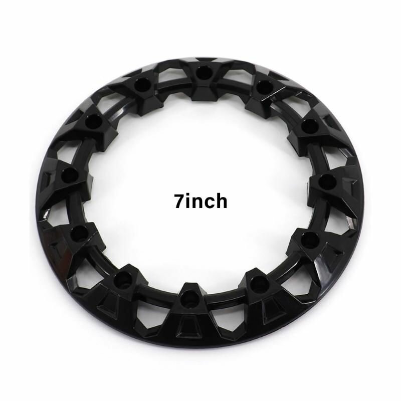 Колпаки для дисков квадроцикла, Черный - 7 дюймов