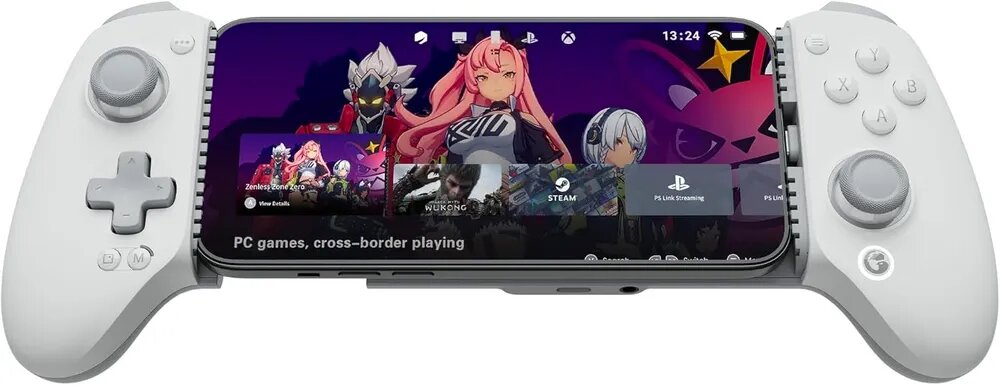 Мобильный игровой контроллер GameSir G8 Plus MFi совместим с iPhone 15/16/17/iPad Mini и устройствами Android (интерфейс USB-C).