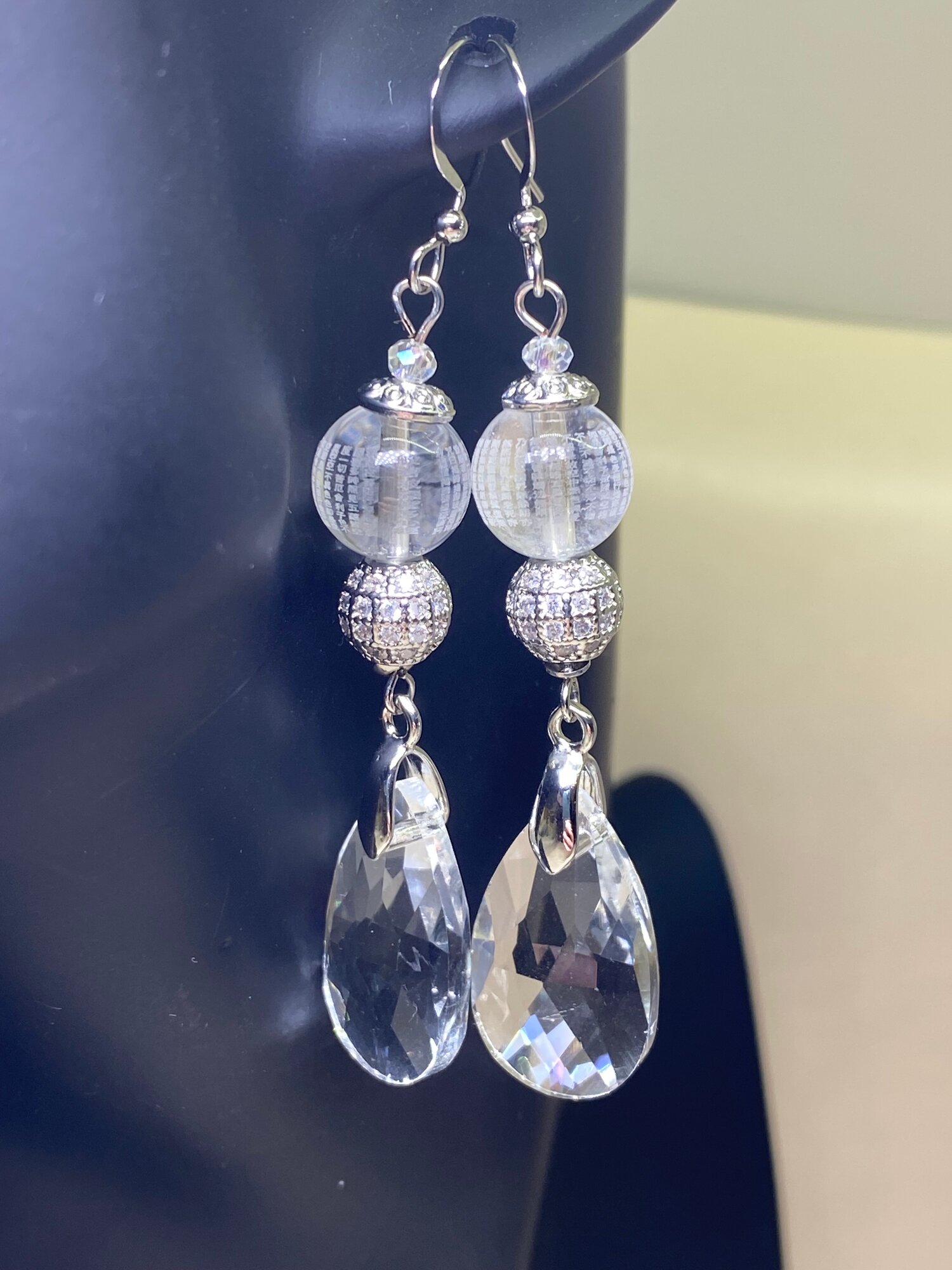 Серьги, кристалл