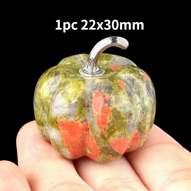 Статуя Тыквы Из Натурального Камня, Драгоценный Камень, Приключение, Кварц, Агат, Аметист, B