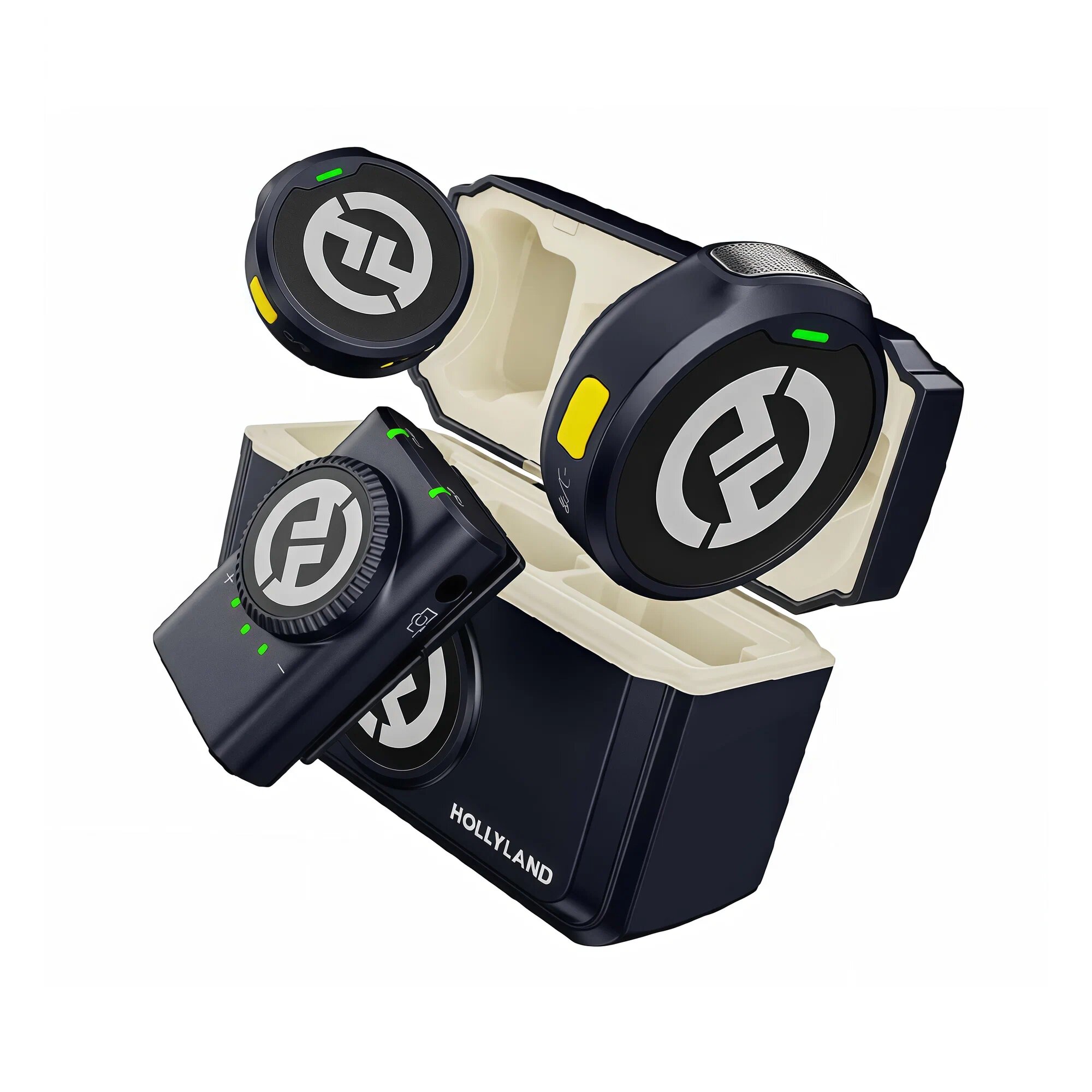 Беспроводной микрофон Радиосистема Hollyland Lark M2 Camera Mini jack 3.5 (чёрный)