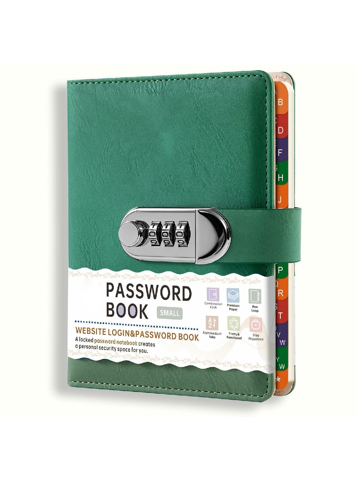 Журнал паролей B6 Для записи веб-сайтов, номеров телефонов и важных заметок