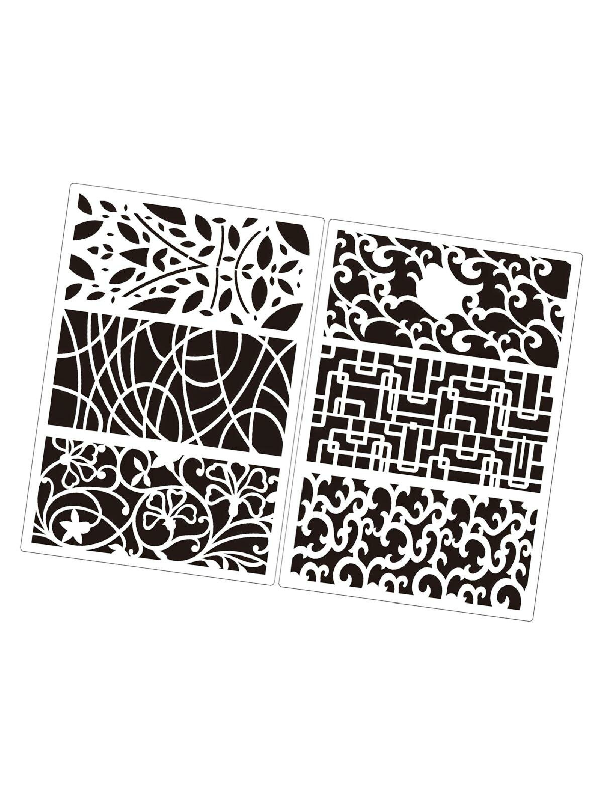 Шаблоны для рисования, повторно используемые для школьных поделок и креативного дизайна