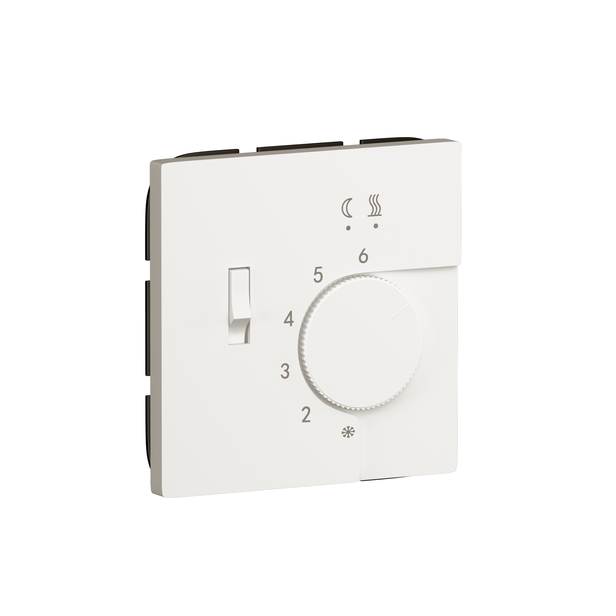 Термостат с датчиком температуры 16А, цвет матовый жасмин, серия R98, Donel