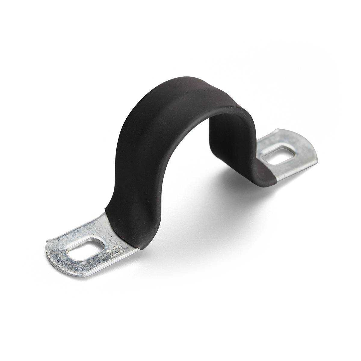 Набор Скоба металлическая Fortisflex двухлапковая с полимерным покрытием СМД-П 19-20 мм {62982} (10 шт)