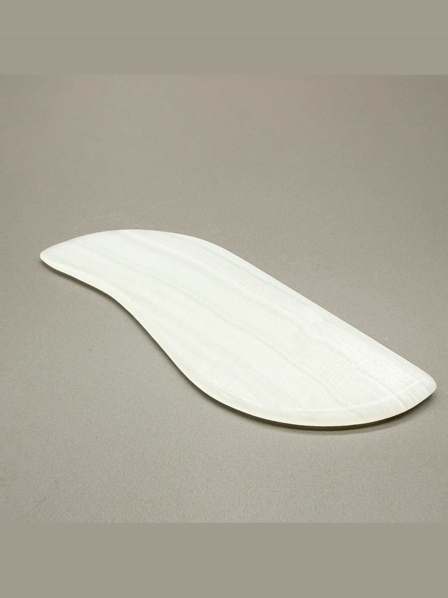 Эффективный скребок для лица из нефрита инструмент для массажа и лимфодренажа, улучшает кровообращение и тонус кожи, идеален для домашнего ухода