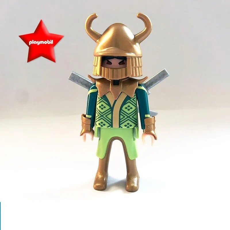 Фигурка PLAYMOBIL Аксессуар для фигурок Воин Викинг в золотом шлеме с оружием для мальчиков