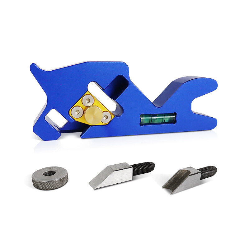 Ручной рубанок для снятия фаски по дереву 45°Фрезер для обработки кромок, фрезер для сглаживания углов, многофункциональный инструмент с взаимозаменяемыми лезвиями для самостоятельной работы.