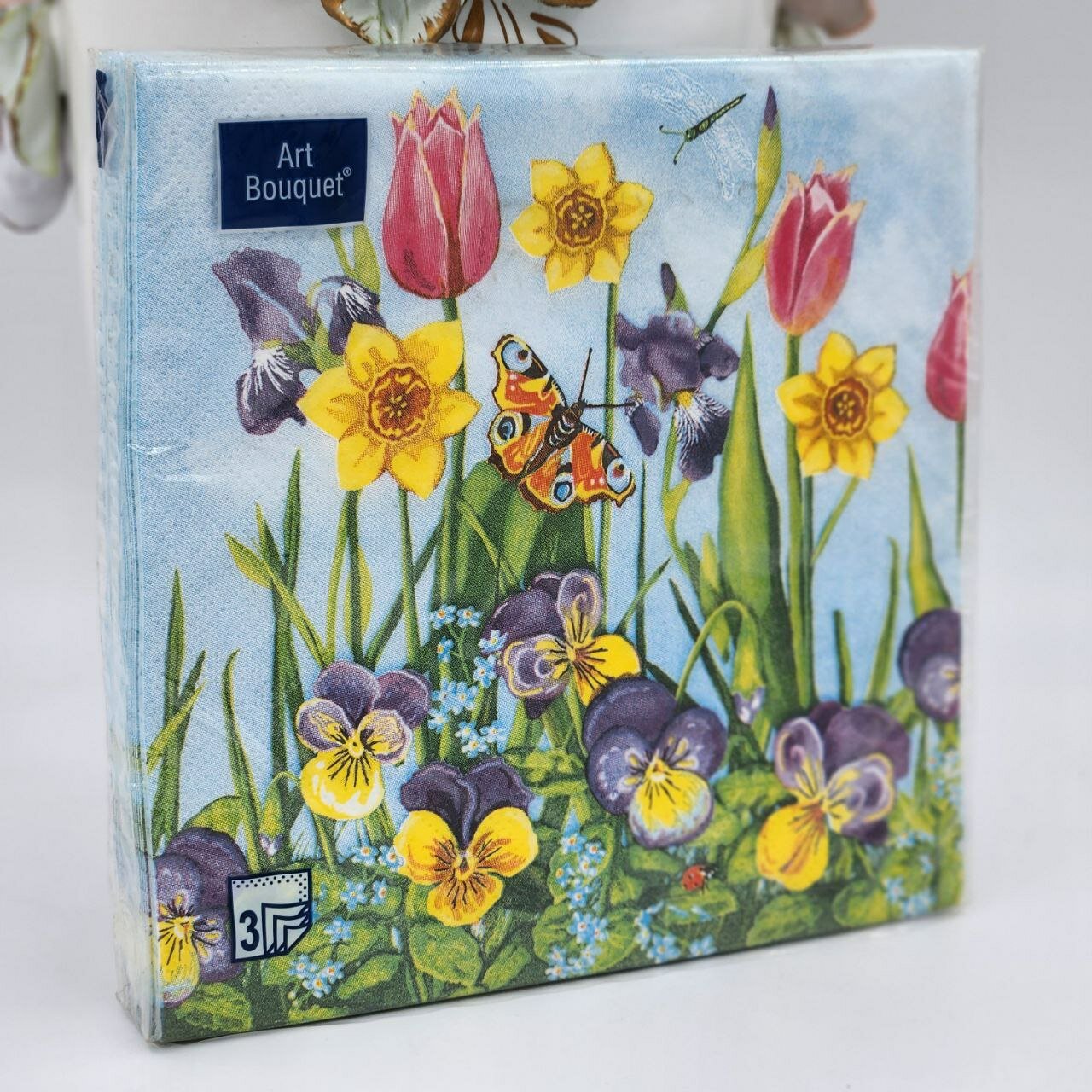 Салфетки Bouquet Original De Luxe, , квадратные, 33x33 см, 20 шт