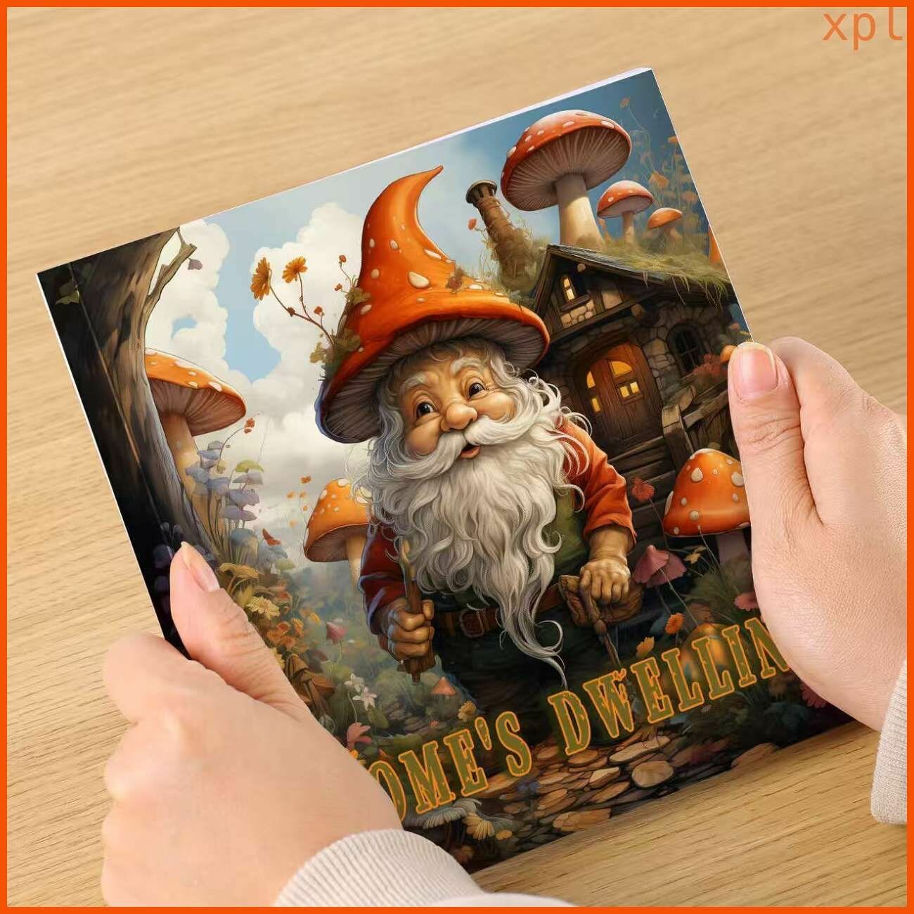 Самый популярный в 2025 годуРаскраска ручной работы, альбом для рисования пожилых людей и грибов, высококачественная граффити-книжка 20см*20см, подходит для раскрашивания взрослых и детей